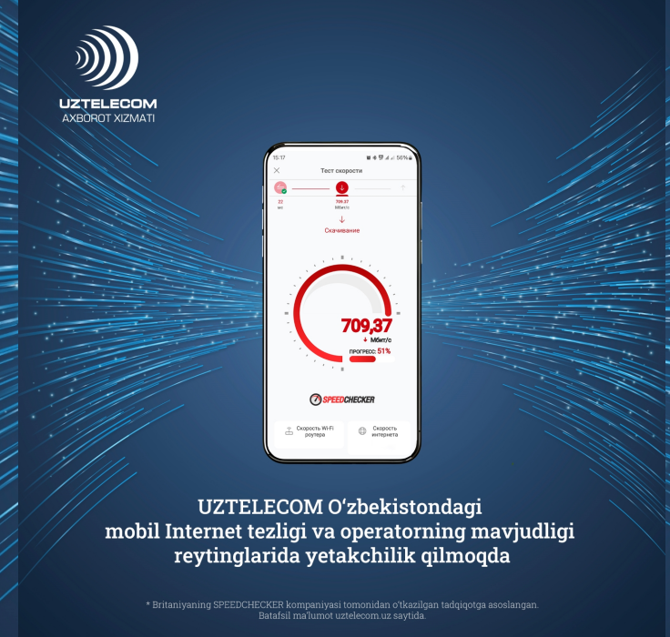 UZTELECOM O‘zbekistondagi mobil internet tezligi va operatorning ...